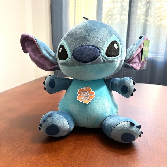 Disney | Toys | Disney Stitch Weighted 4 Plush | Poshmark